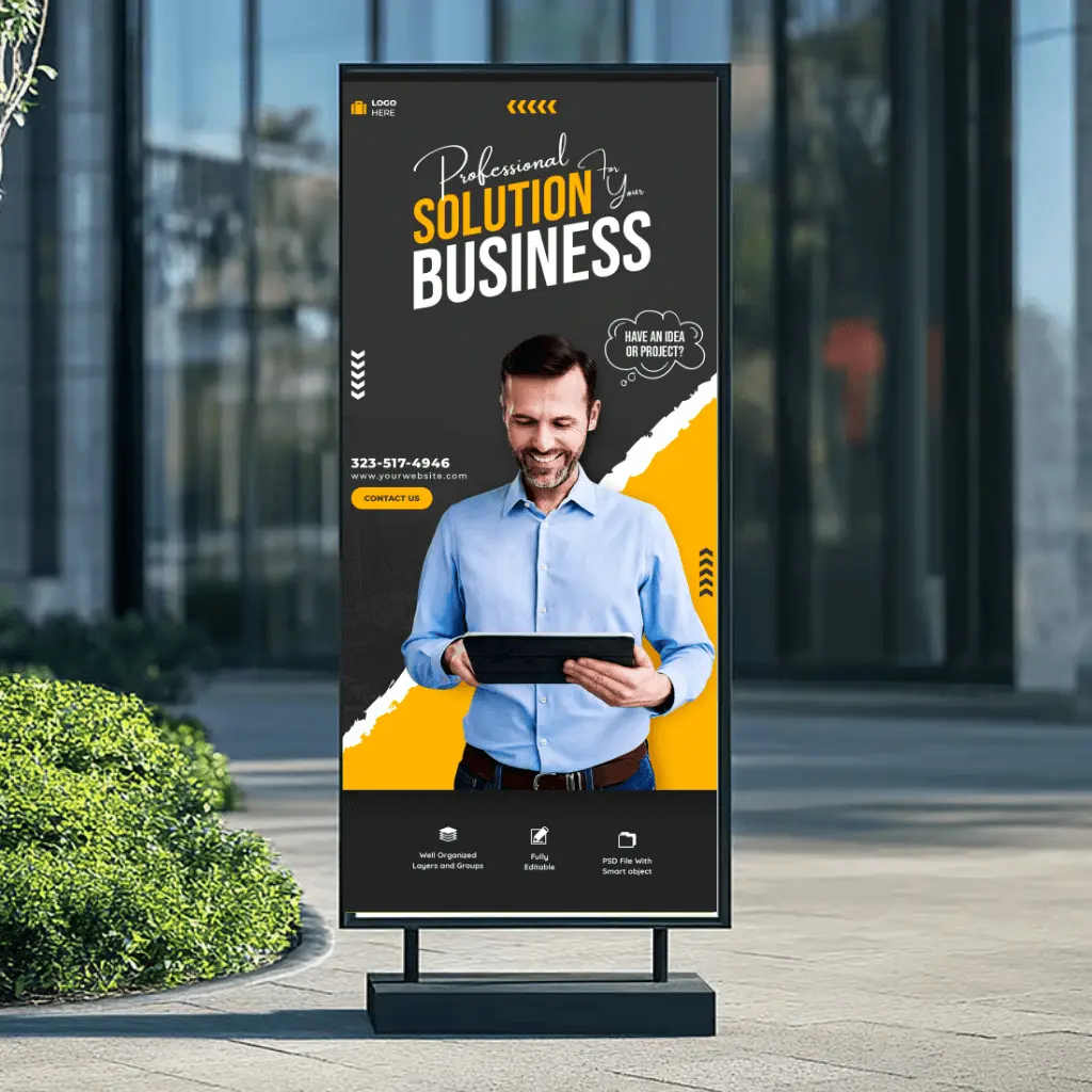 Custom Pull Up Banners Miami | EcolorPrinting